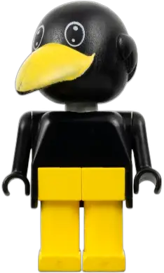 LEGO Fabuland Bird Charlie / Joe Crow, Black Head