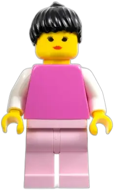 LEGO FreeStyle Plain Pink Torso Dark Pink Arms