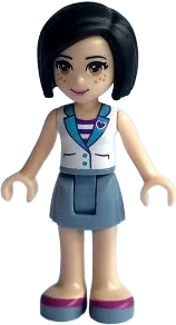 LEGO Friends Sandra Sand Blue Skirt • Minifig frnd128