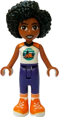 LEGO Friends Jamila White Sleeveless Top with Tent