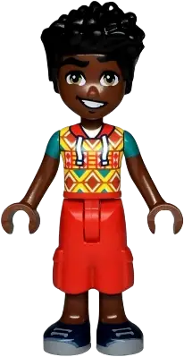 LEGO Friends Zac Yellow Top with Geometric Shapes