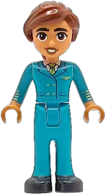 LEGO Friends Yvette Pilot • Minifig frnd798 • SetDB