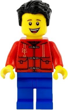 LEGO Holiday Father Red Tang Jacket with Hood