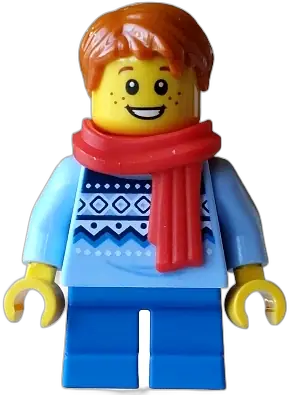 LEGO Holiday Carol Choir Saxophone Player Boy