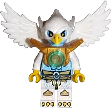 LEGO CHIMA Ewar Pearl Gold Armor • Minifig loc014 • SetDB