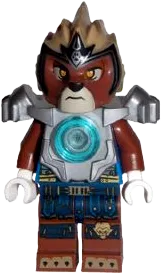 LEGO CHIMA Lavertus Flat Silver Heavy Armor • Minifig loc067