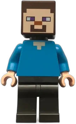 LEGO Minecraft Steve Light Nougat • Minifig min200 • SetDB
