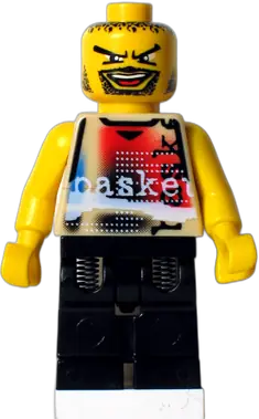 LEGO Sports Basketball Street Player Tan Torso and black Legs