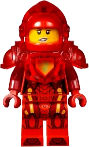 LEGO NEXO KNIGHTS Macy Halbert Trans-Red Visor and Armor (Ultimate Macy)
