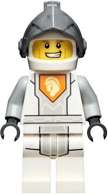 LEGO NEXO KNIGHTS Lance Richmond Flat Silver Visor (Battle Suit Lance)