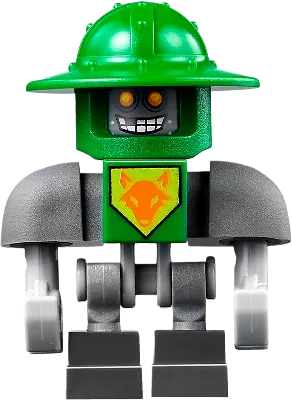 LEGO NEXO KNIGHTS Aaron Bot Dark Bluish Gray Shoulders