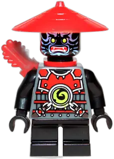 LEGO NINJAGO Stone Army Scout Blue Face, Red Quiver