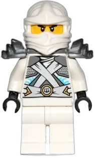 LEGO NINJAGO Zane Titanium Ninja White • Minifig njo0185