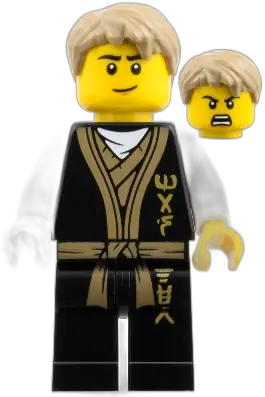 LEGO NINJAGO Young Wu Black Master Tunic • Minifig njo0999