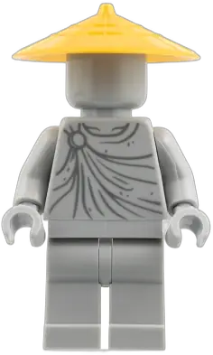 LEGO NINJAGO Statue Pearl Gold Conical Hat • Minifig njo1013
