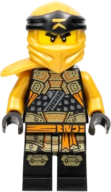 LEGO NINJAGO Cole Golden Ninja, Crystalized • Minifig njo758