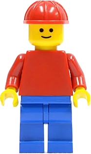 LEGO City Plain Red Torso Red Arms, Blue Legs