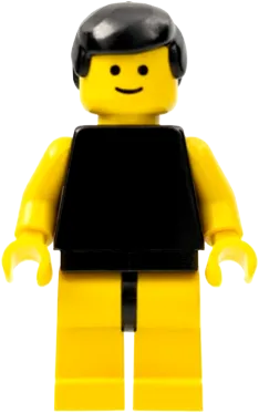 LEGO City Plain Black Torso Yellow Arms, Yellow Legs