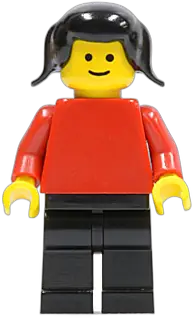 LEGO Homemaker Plain Red Torso Red Arms, Black Legs