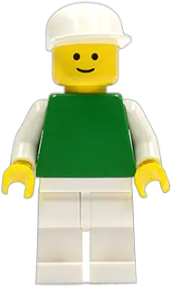 LEGO FreeStyle Plain Green Torso White Arms, White Legs