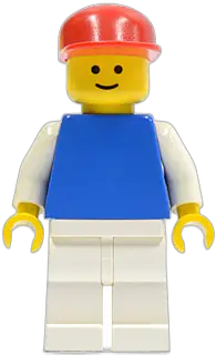 LEGO FreeStyle Plain Blue Torso White Arms, White Legs