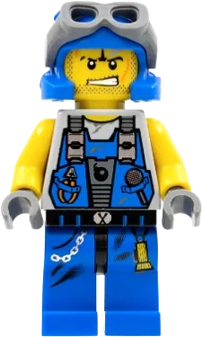 LEGO Power Miners Power Miner Rex, Goggles • Minifig pm022