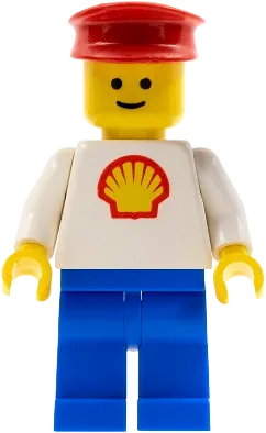 LEGO City Shell Classic, Blue Legs, Red Hat