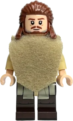 LEGO Qui-Gon Jinn Poncho • Minifig sw1334 • SetDB