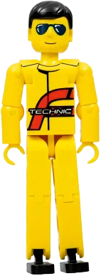 LEGO Technic Figure Yellow Legs Yellow Top (Power Puller Driver) (4142664)