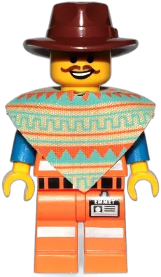LEGO The Movie Emmet Western Outfit • Minifig tlm062 • SetDB