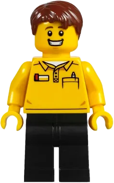 LEGO Brand LEGO Factory Employee • Minifig tls097 • SetDB