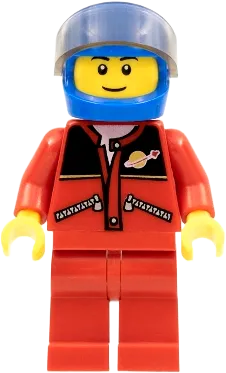 LEGO City Red Jacket Zipper Pockets and Classic Space Logo