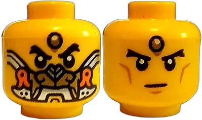 LEGO Monkie Kid Erlang Shen Black Armor Shoulder Pads with Dragon Heads